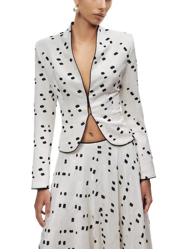 NOCTURNE Printed Tailored Jacket - Multi-colored