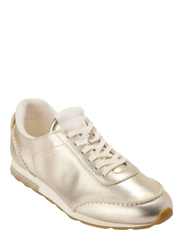 Cole Haan Grandpro Lp Runner Energyweave Sneaker - Soft Gold Leather