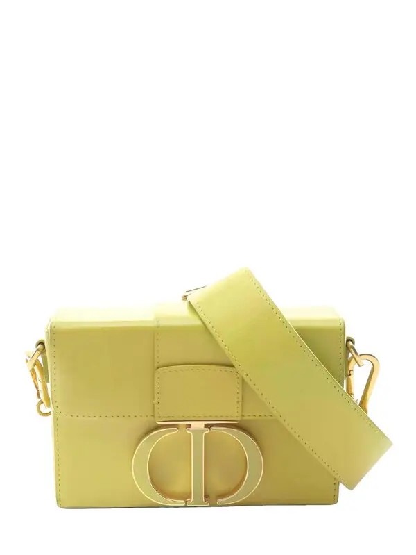 Dior 2010s 30 Montaigne Box Shoulder Bag - Green