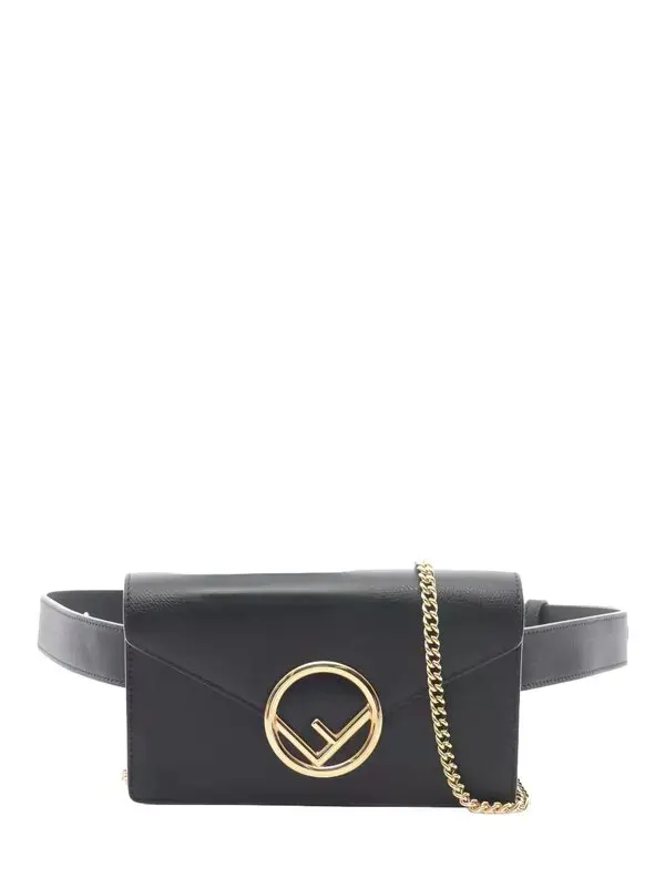 Fendi Leather Belt Bag - Black