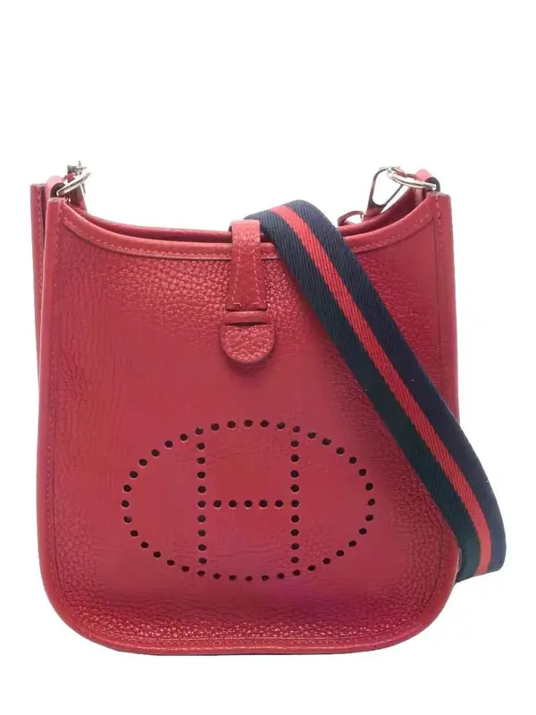 Hermès 2015 Tpm Evelyne Shoulder Bag - Red