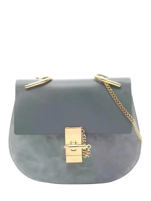 Chloé 2010s Drew Chain-strap Shoulder Bag - Blue
