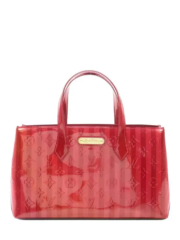 LOUIS VUITTON 2011 Pm Wilshire Monogram Tote - Red