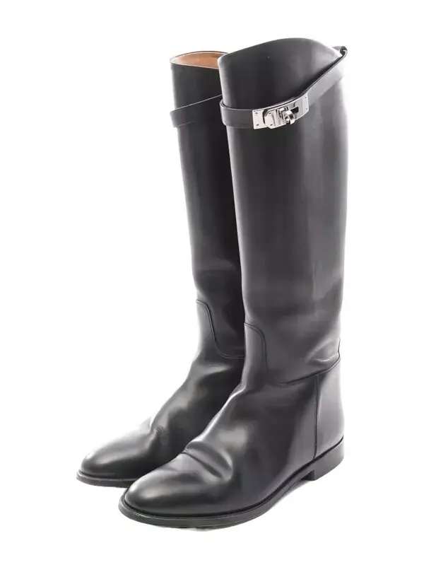 Hermès 2000s Jumping Boots - Black