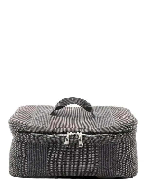 Hermès 2010s Air Line Canvas Vanity Bag - Grey