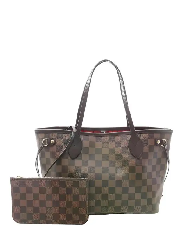 LOUIS VUITTON 2021 Neverfull Pm Damier Ebene Shoulder Bag - Brown