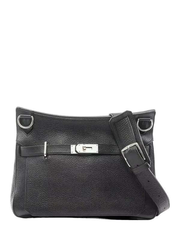 Hermès 2012 34 Jypsière Clemence Shoulder Bag - Black