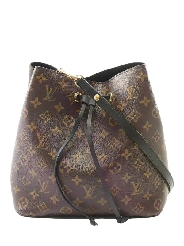 LOUIS VUITTON 2017 Neonoe Monogram Shoulder Bag - Brown