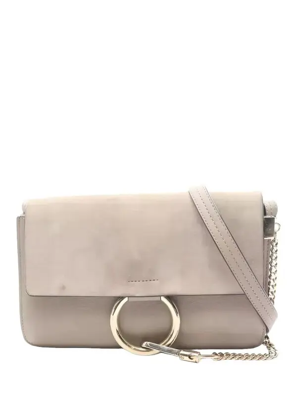 Chloé 2010s Faye Suede Shoulder Bag - Neutrals