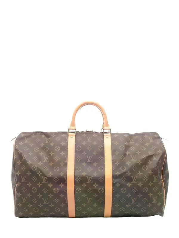 LOUIS VUITTON Keepall 55 Travel Bag - Brown