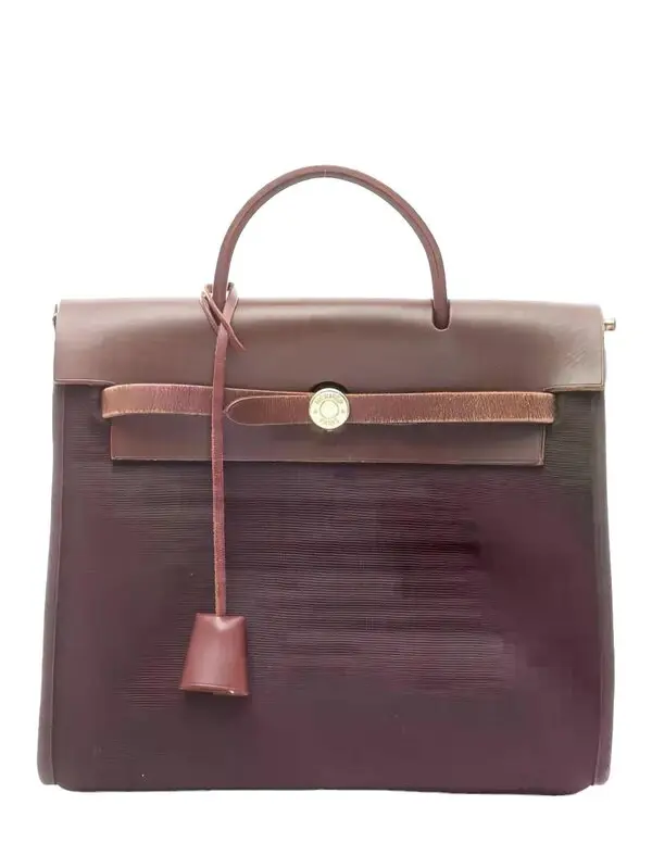 Hermès 2002 Pm Herbag Backpack - Brown