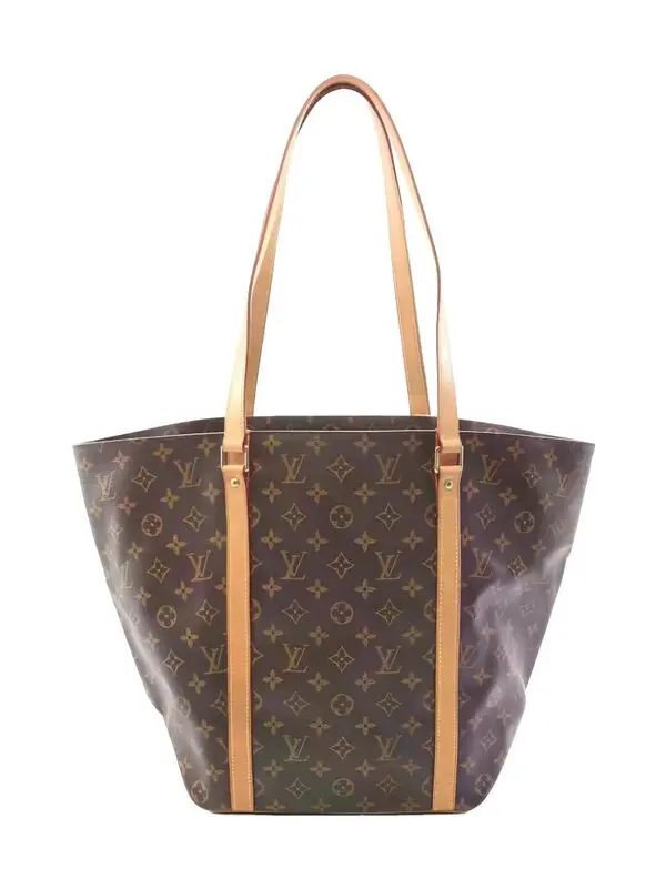 LOUIS VUITTON 2000 Sac Shopping Monogram Tote - Brown