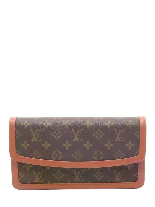 LOUIS VUITTON Gm Pochette Dame Clutch Bag - Brown