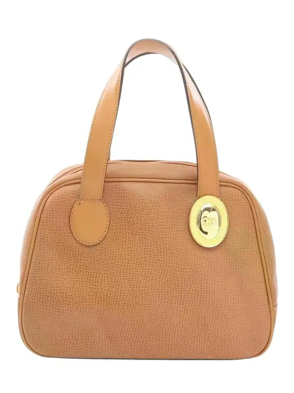 Dior 2000s Leather Tote Bag - Brown