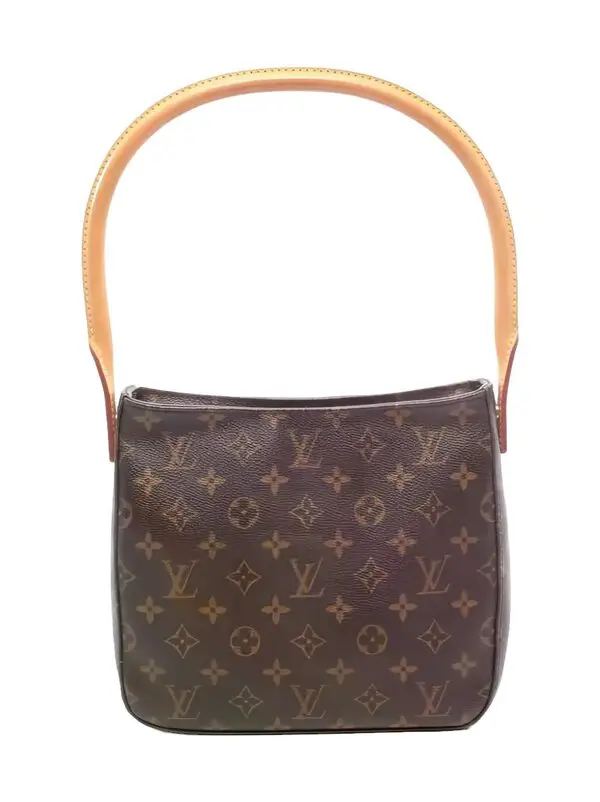 LOUIS VUITTON 2001 Mm Looping Monogram Shoulder Bag - Brown