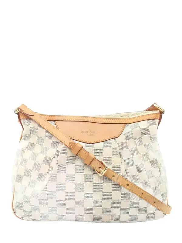 LOUIS VUITTON Syracusa Pm Damier Azur Shoulder Bag - Neutrals