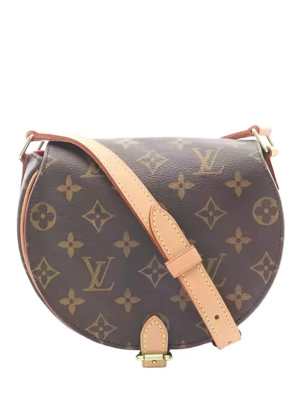 LOUIS VUITTON 2003 Tamburan Monogram Crossbody Bag - Brown