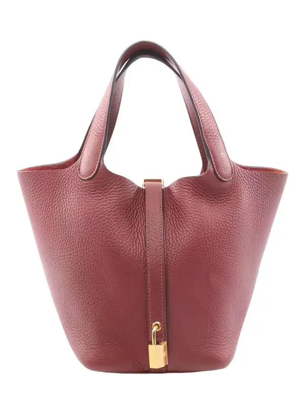 Hermès 2024 Picotin Lock Tote Bag - Red