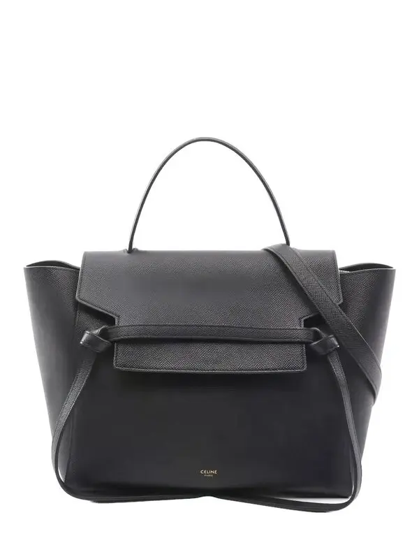 Celine 2000 Mini Belted Tote - Black