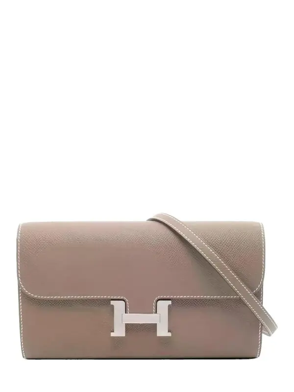 Hermès 2025 Long Constance To Go Clutch - Neutrals
