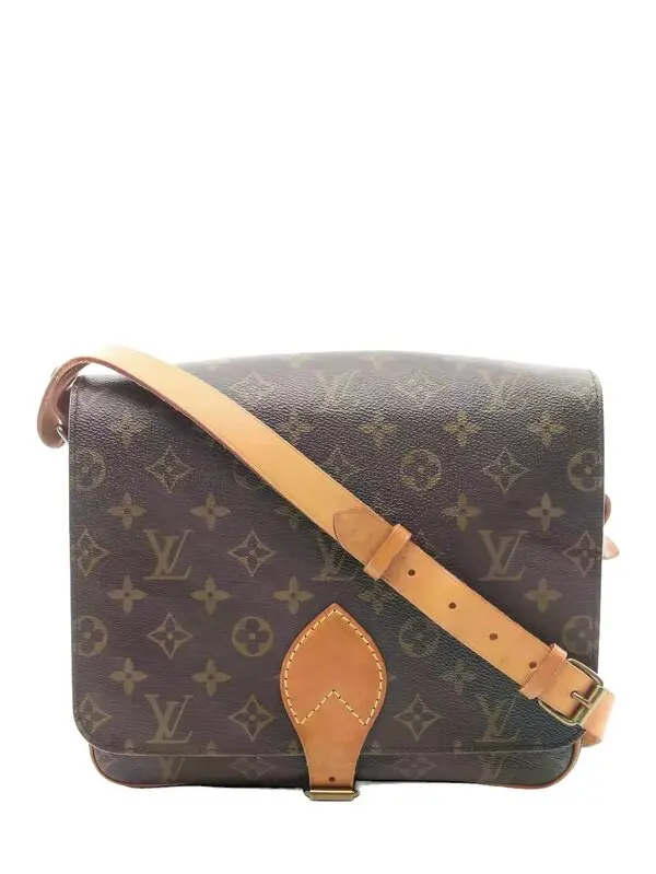 LOUIS VUITTON 1991 Gm Cartouchière Cross-body Bag - Brown