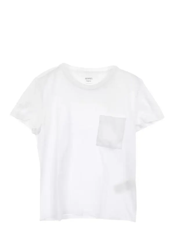 Hermès 2000s Patch-pocket T-shirt - White