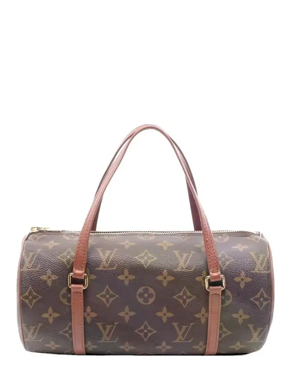 LOUIS VUITTON 1991 26 Papillon Monogram Shoulder Bag - Brown