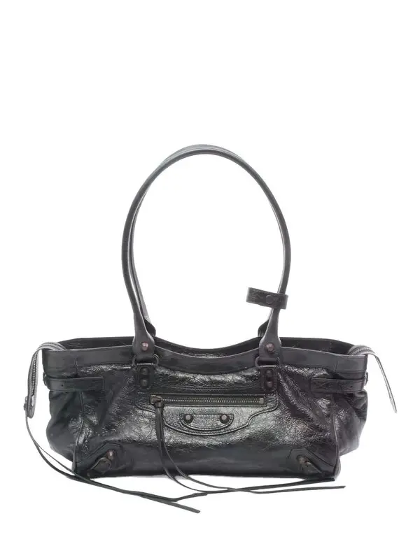 Balenciaga 2010s Le City East-west Shoulder Bag - Black