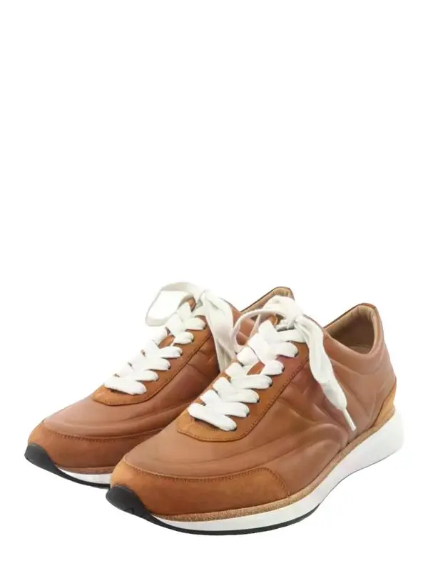 Hermès 2010s Vintage Leather Sneakers - Brown