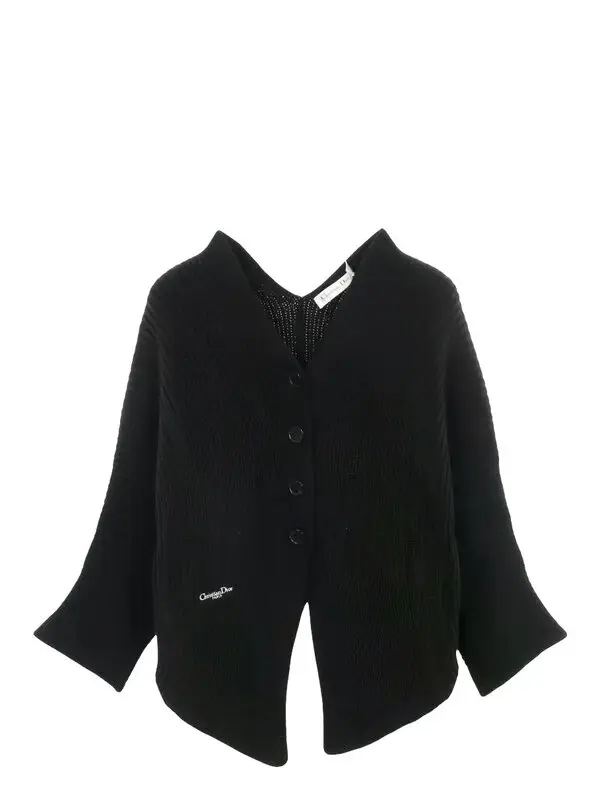 Dior 2010s Cashmere Cardigan - Black