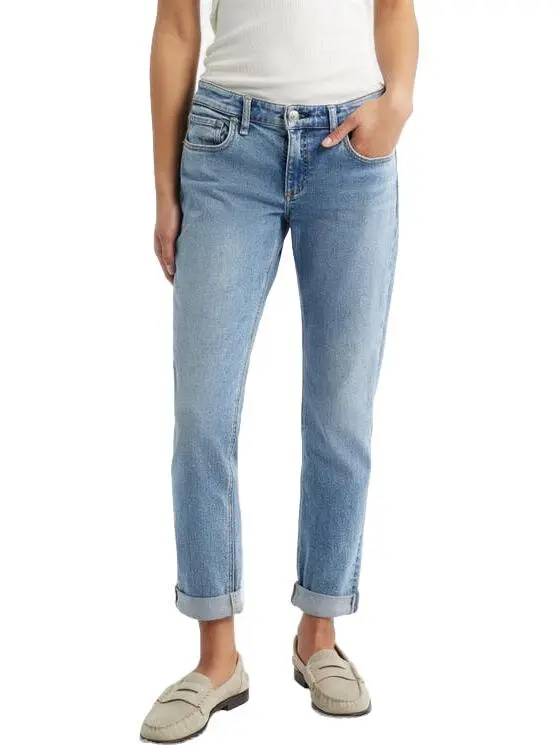 Rag & Bone Dre Low Rise Slim Boyfriend Jeans - Redwood