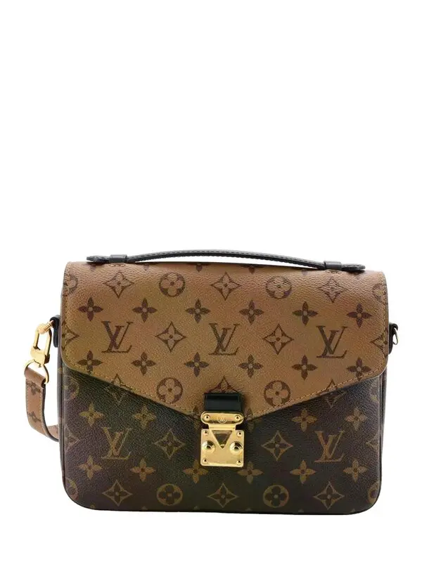 LOUIS VUITTON Pochette Metis Reverse Monogram Canvas - Brown