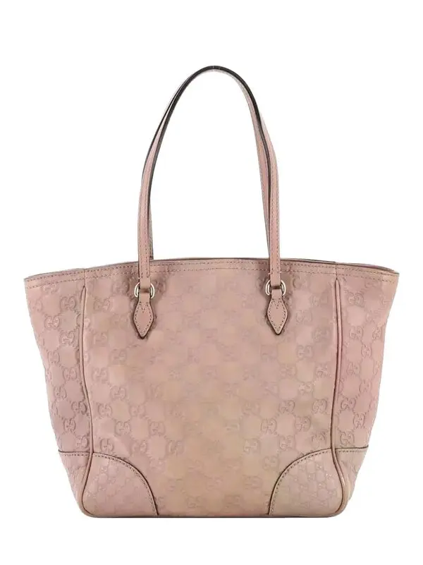 Gucci Bree Tote Sissima Leather Small Satchel - Neutrals