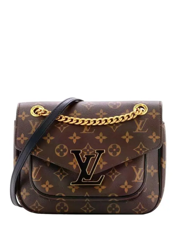 LOUIS VUITTON Passy Handbag Monogram Canvas Crossbody Bag - Brown