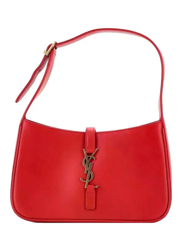Saint Laurent Le 5 A 7 Small Hobo Bag - Red