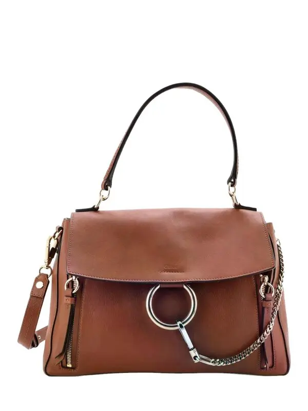 Chloé Faye Day Bag Leather Medium Satchel - Brown