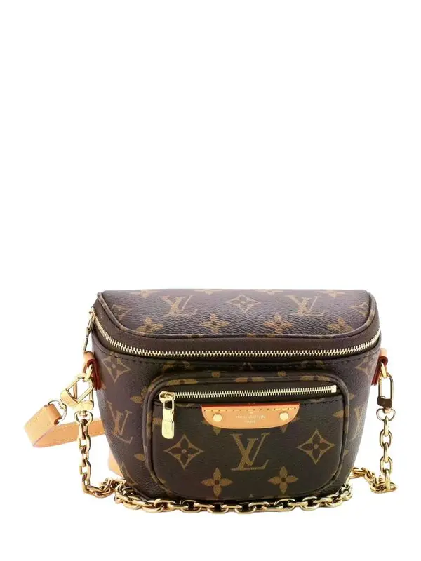 LOUIS VUITTON Bum Bag Monogram Canvas Mini - Brown