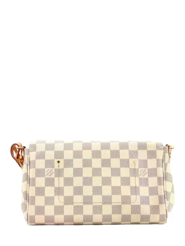 LOUIS VUITTON Favorite Handbag Damier Mm - White