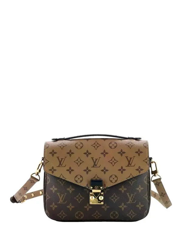 LOUIS VUITTON Pochette Metis Reverse Monogram Canvas - Brown