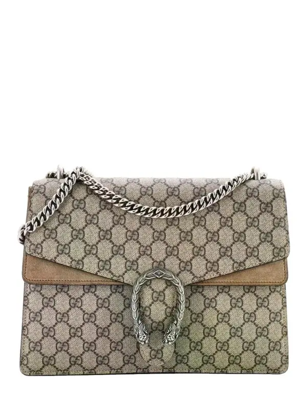 Gucci Dionysus Gg Coated Canvas Medium Shoulder Bag - Brown