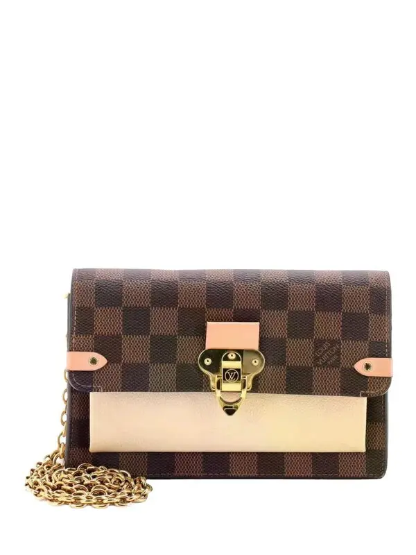 LOUIS VUITTON Speedy Handbag Damier 25 Satchel - Brown