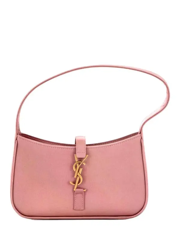 Saint Laurent Le 5 A 7 Satin Mini Hobo Bag - Pink