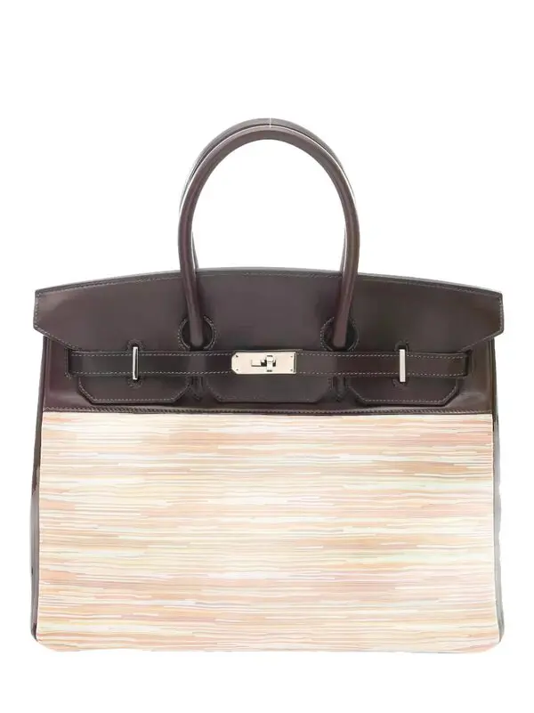 Hermès 2003 Birkin 35 Ebene Tote Bag - Brown