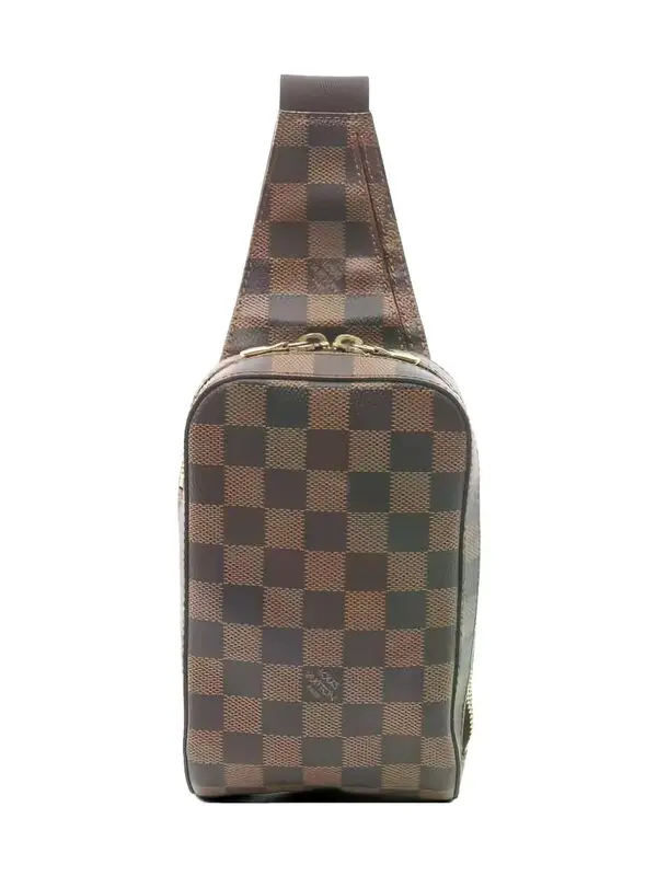 LOUIS VUITTON 2003 Geronimos Damier Belt Bag - Brown