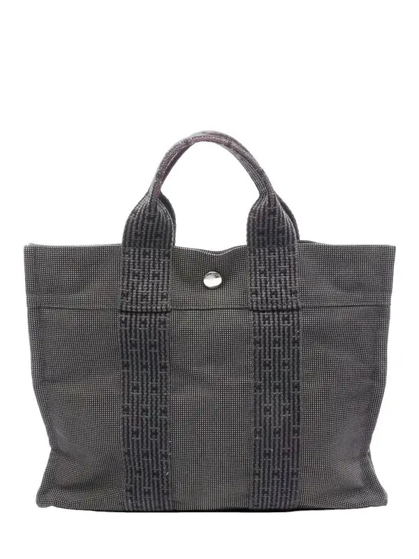 Hermès 2000s Pm Yale Line Canvas Tote Bag - Grey