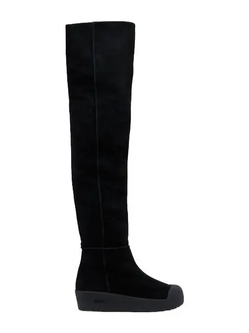 Bally Curling Over-the-knee Boots - Black