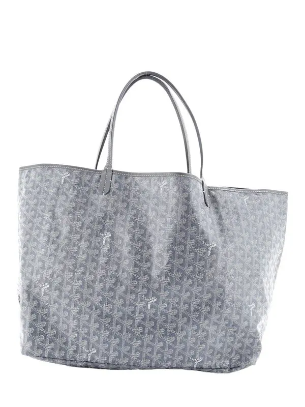 Goyard Saint Louis Gm Tote Coated Canvas - Gray