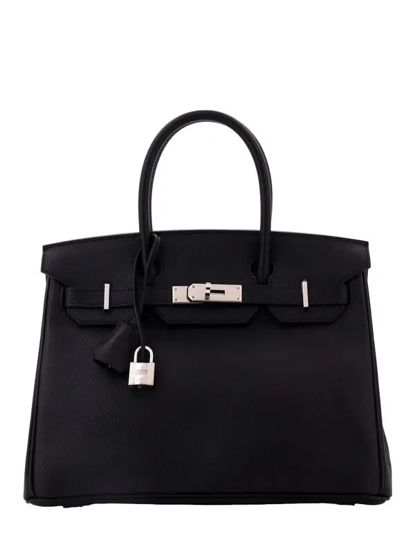 HERMES Birkin 30 Handbag - Noir