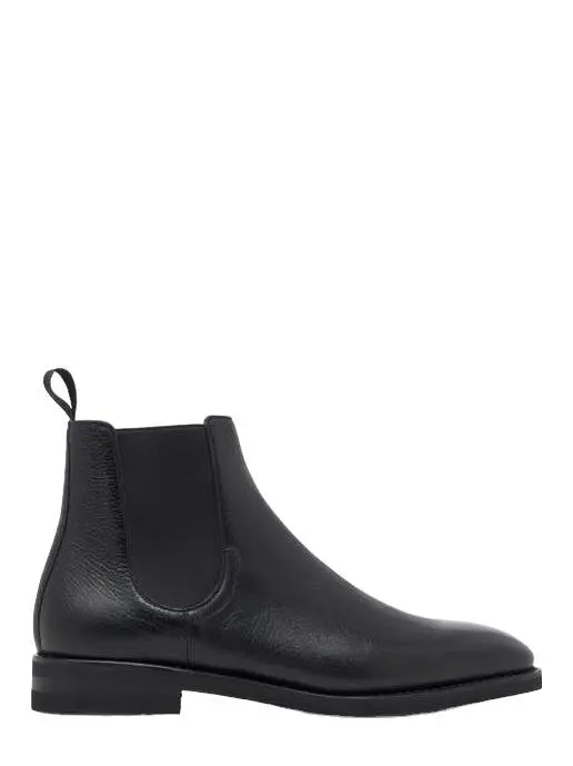 Bally Scribe Un Leather Bootie - Black