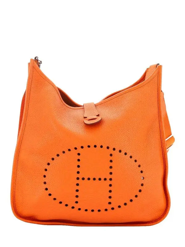 Hermès Evelyne Bag Gen Iii Clemence Pm - Orange H